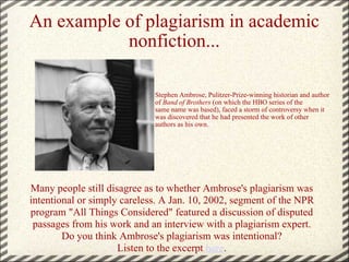 Plagiarism portfolio | PPT