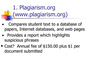 Plagiarism Power Point | PPT