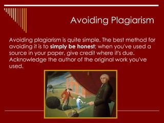 Plagiarism powerpoint | PPTX