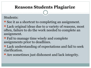 Plagiarism ppt 1 (2) | PPT