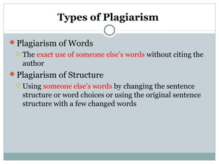 Plagiarism ppt 1 (2) | PPT