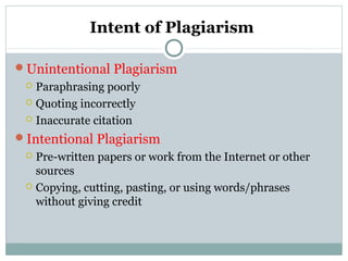 Plagiarism ppt 1 (2) | PPT