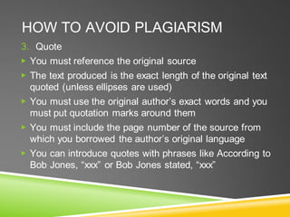 Plagiarism ppt | PDF