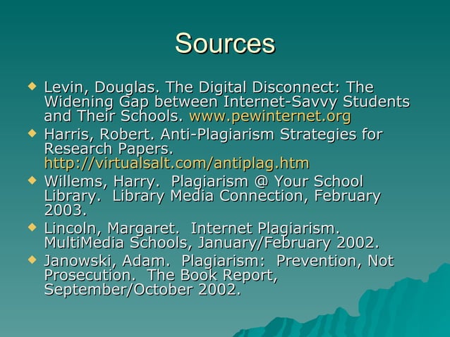 Plagiarism Ppt Teachers | PPT