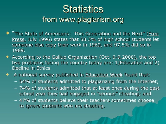 Plagiarism Ppt Teachers | PPT