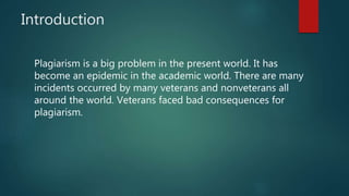 Plagiarism: Detect and Prevent | PPSX