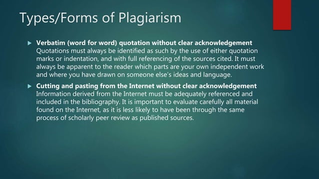 Plagiarism: Detect and Prevent | PPT