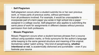 PLAGIARISM Project (4).pptx | Resume Writing and Advice | Job Search
