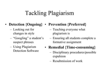 Plagiarism Software presentation used in research | PPT
