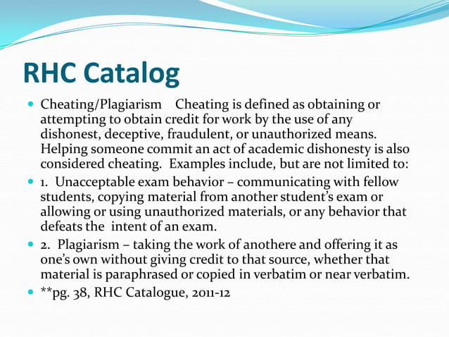 Plagiarism tutorial | PPTX