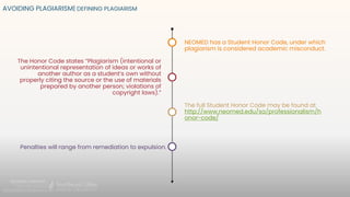 Avoiding Plagiarism Tutorial | PPTX