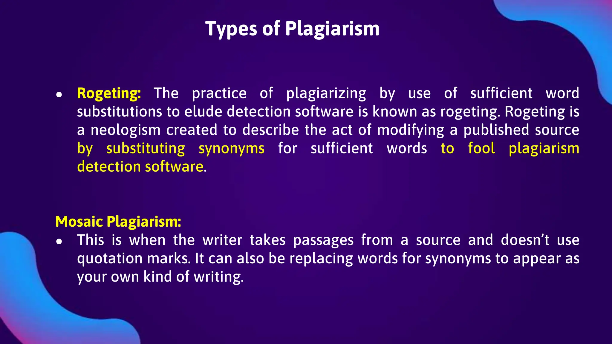 Plagiarism, Types & Consequences by Dr. Sarita Anand | PPT