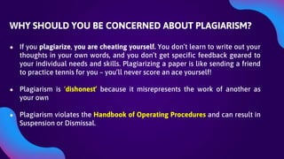 Plagiarism, Types & Consequences | PPTX