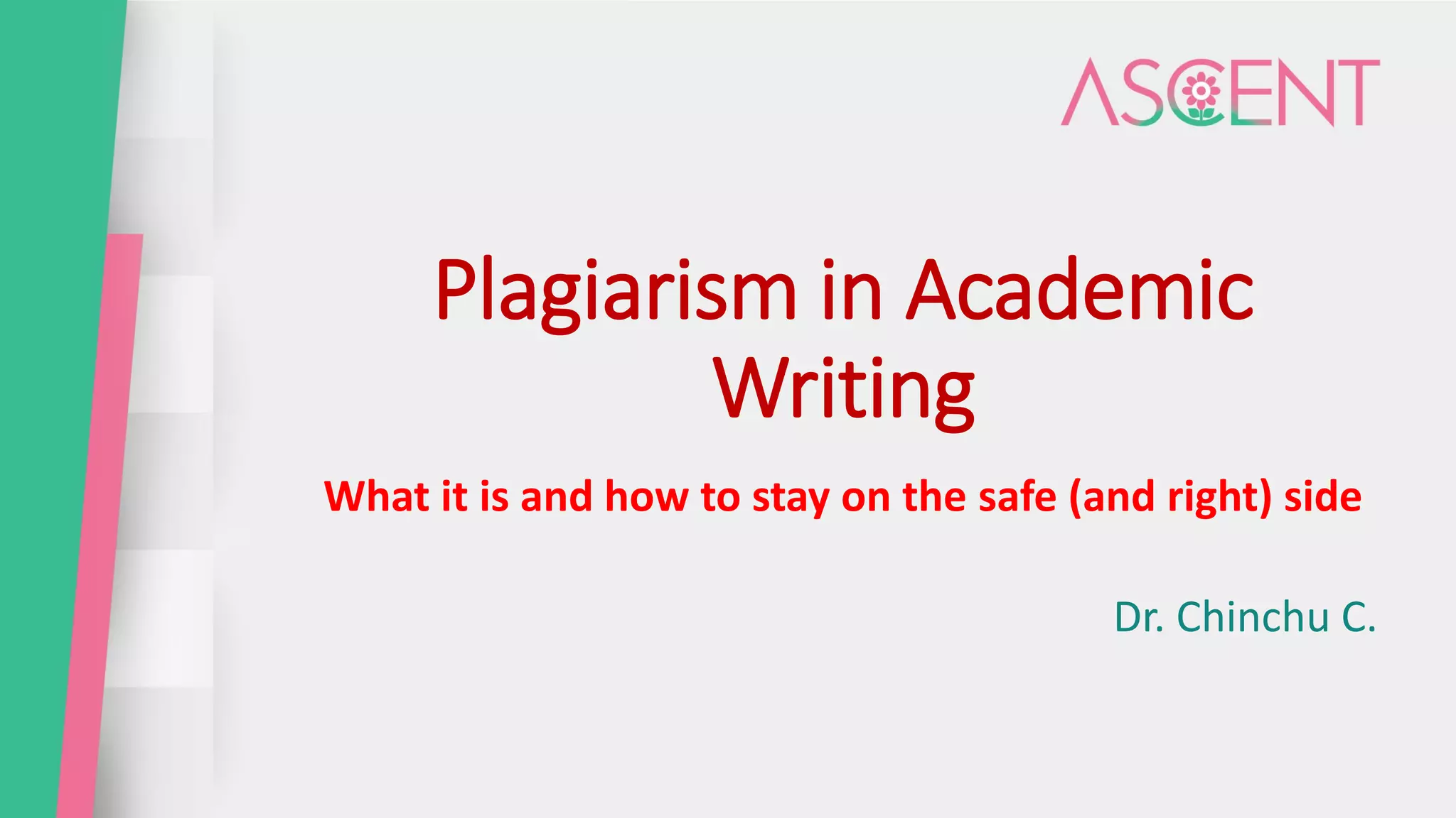 What is Plagiarism? How to Avoid it? | PPT
