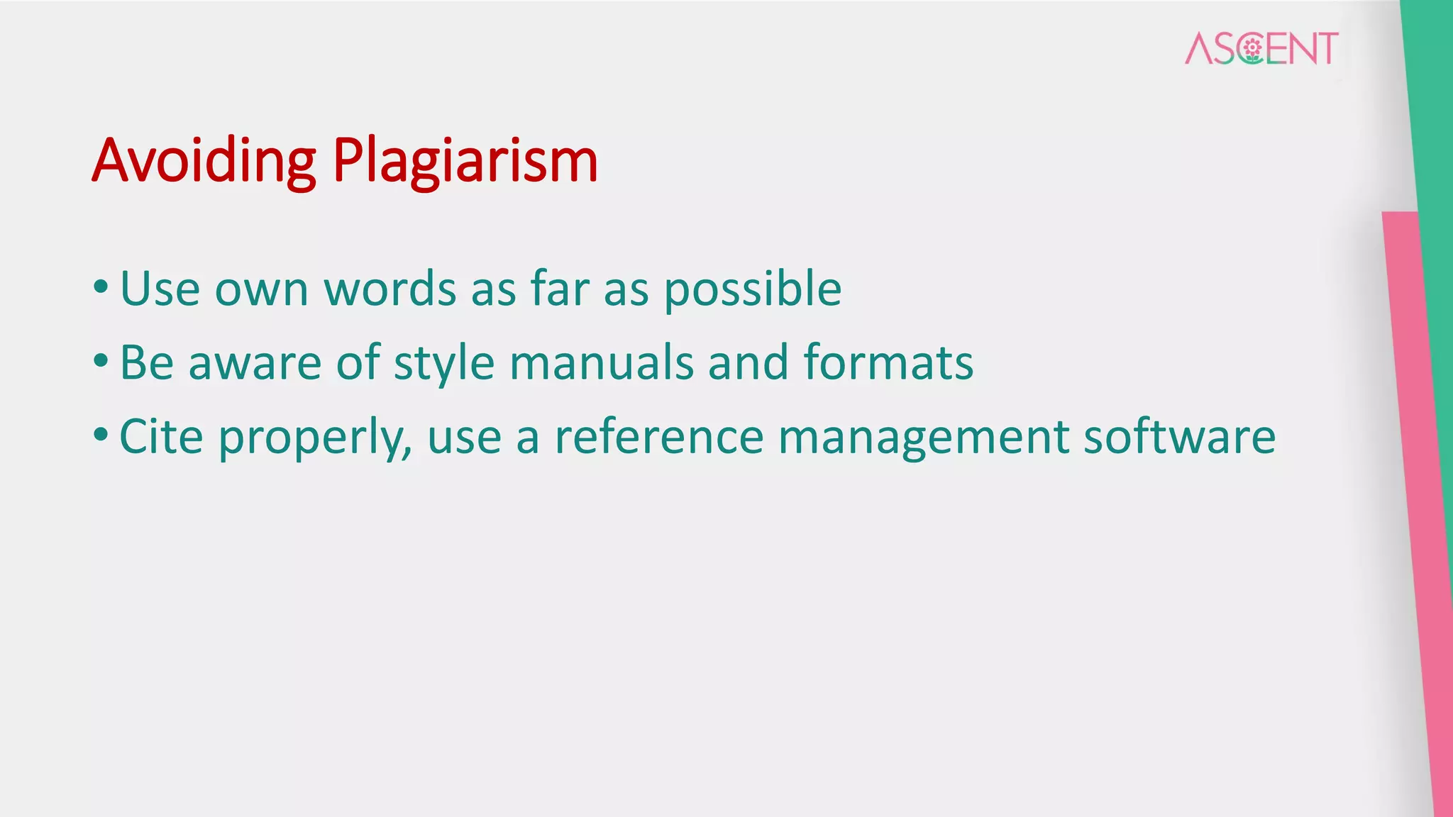 What is Plagiarism? How to Avoid it? | PPT