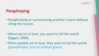 What is Plagiarism? How to Avoid it? | PDF