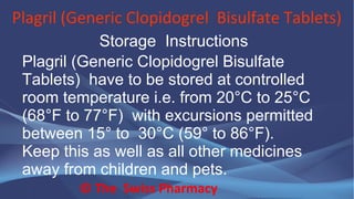 Plagril (Generic Clopidogrel Bisulfate Tablets) | PPT
