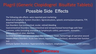 Plagril (Generic Clopidogrel Bisulfate Tablets) | PPT