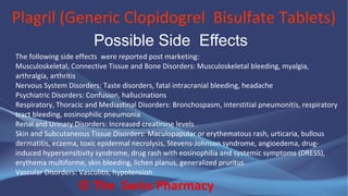 Plagril (Generic Clopidogrel Bisulfate Tablets) | PPT