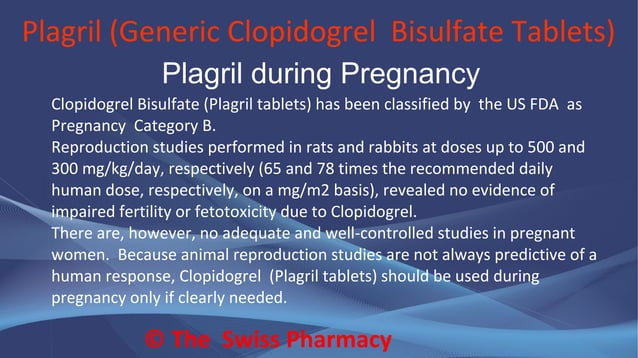 Plagril (Generic Clopidogrel Bisulfate Tablets) | PPT