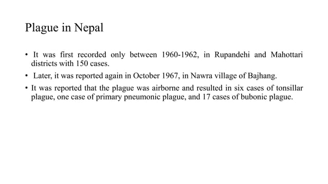 Plague | PPTX | Infectious Diseases | Diseases and Conditions