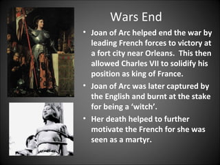 Plague and hundred years war | PPT