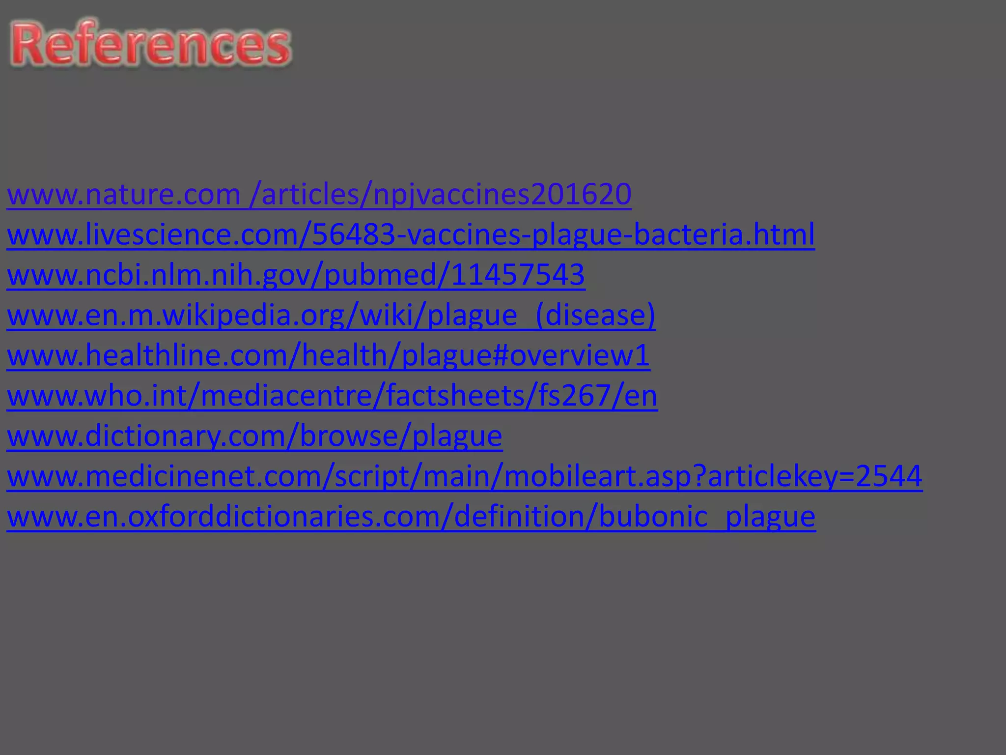 Plague disease | PPTX