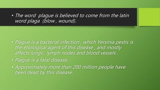 Plague disease | PPTX