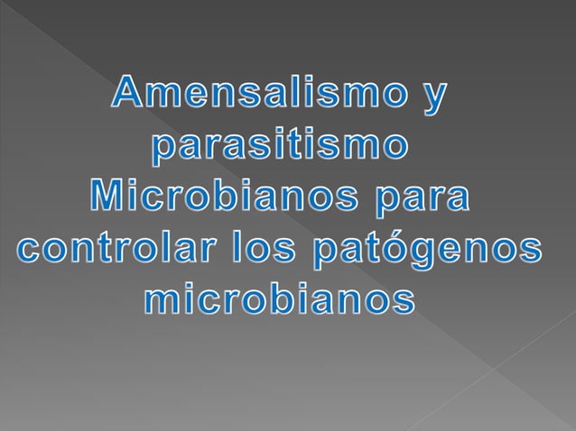 CONTROL MICROBIANO DE PLAGAS | PPTX