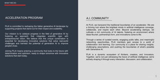 PLAI - Acceleration Program for Generative A.I. Startups | PPTX