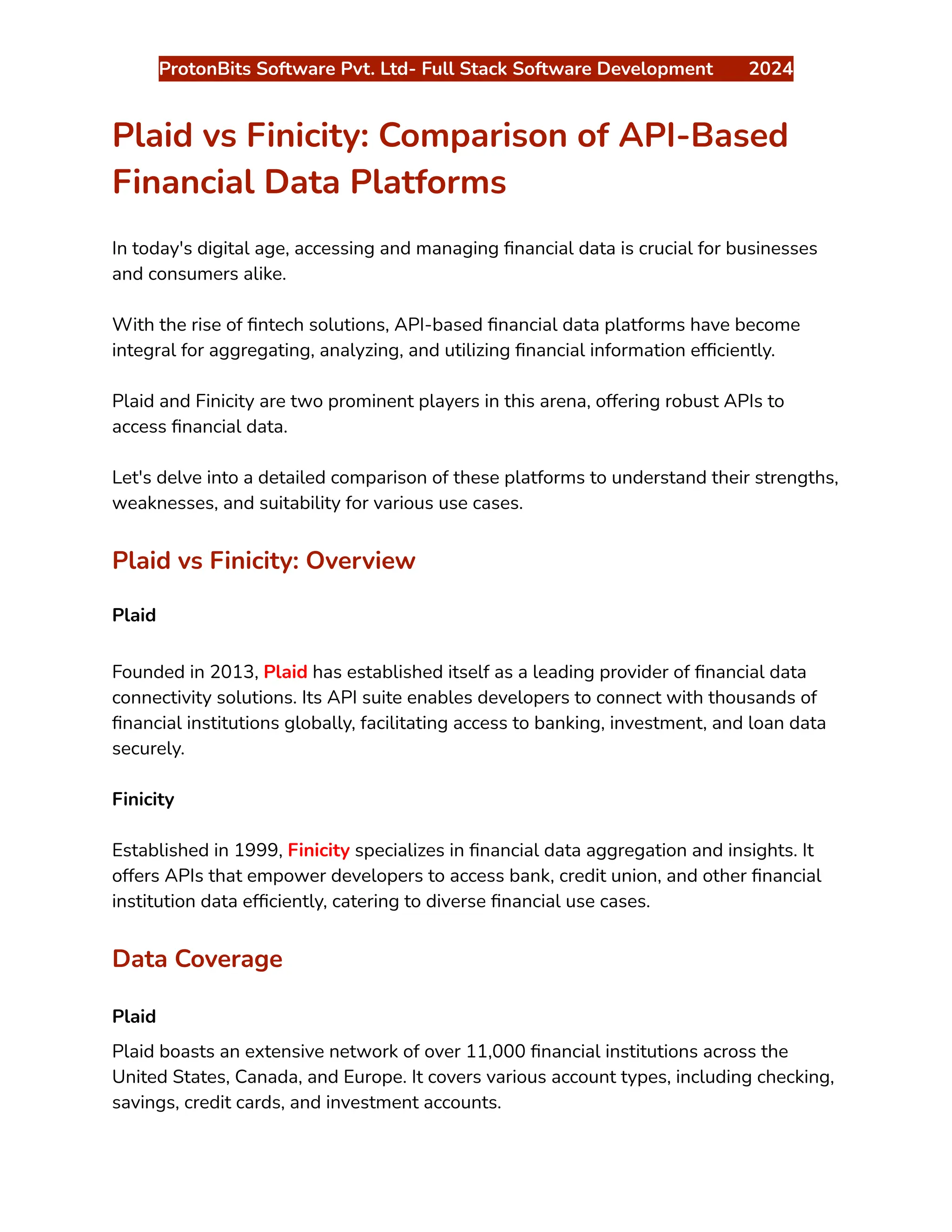 Plaid vs Finicity: Comparison of API-Based Financial Data Platforms ...