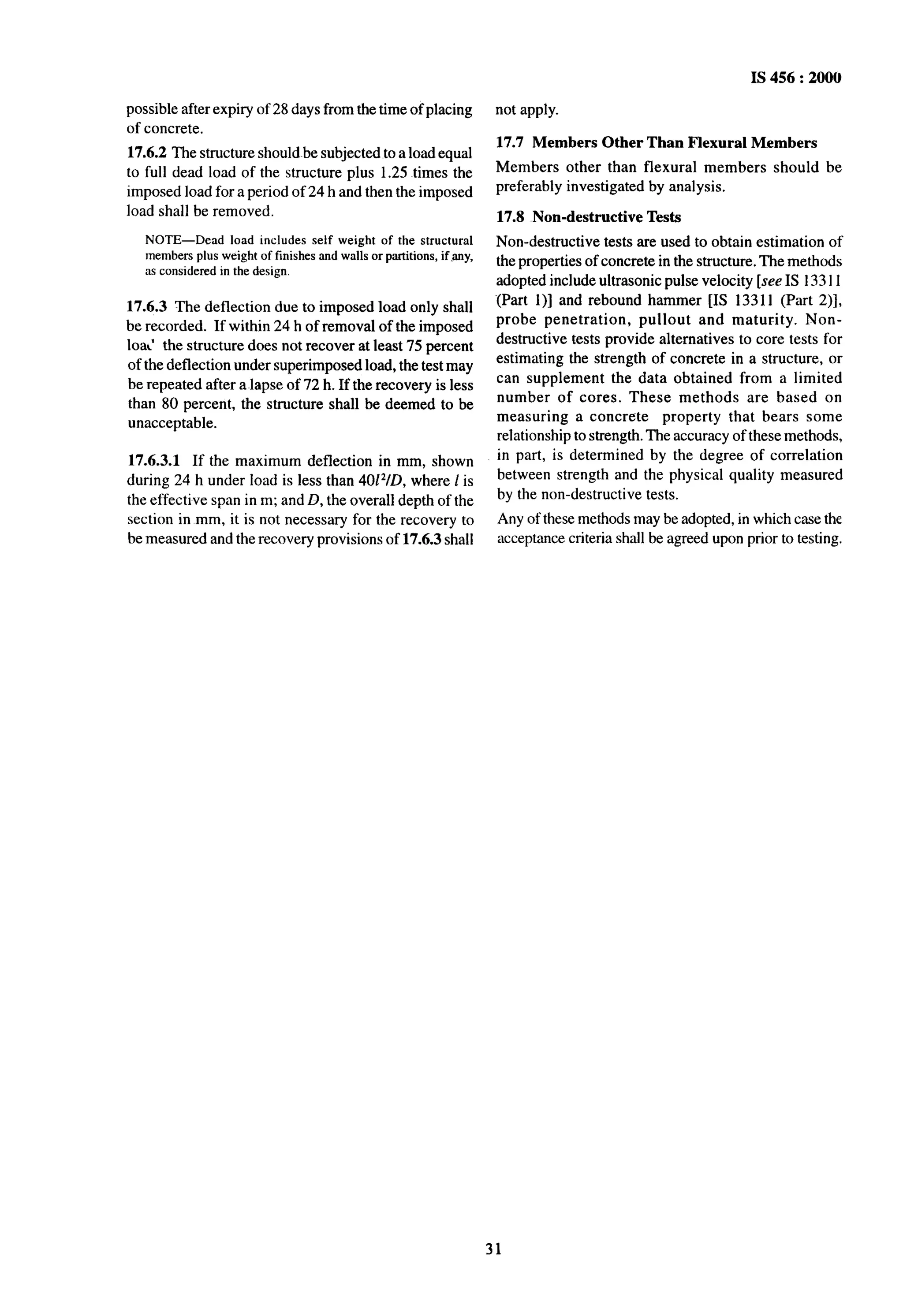 Plain and-reinforced-concrete(IS 456 2000) | PDF