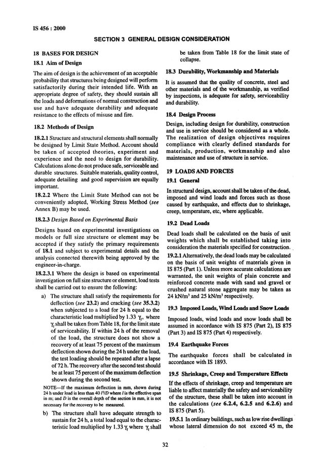 Plain and-reinforced-concrete(IS 456 2000) | PDF