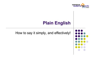 Plain english | PDF