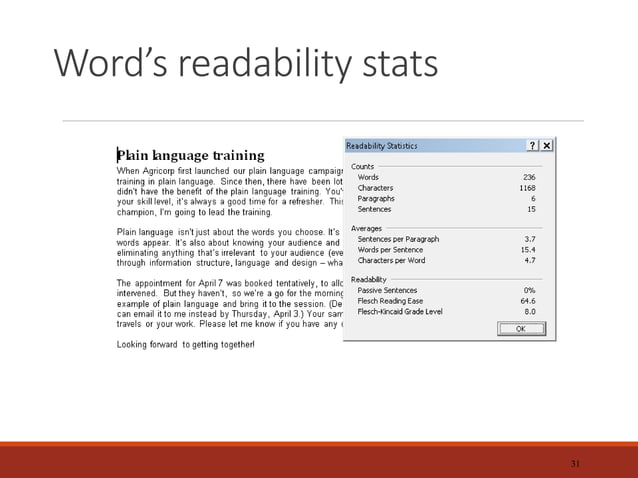 Plain language training-presentation | PPTX | Content Production ...