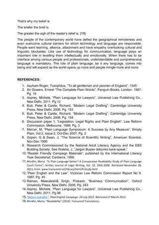 Plain language for professional prudence | PDF