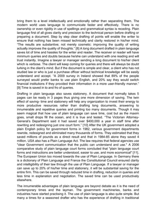 Plain language for professional prudence | PDF