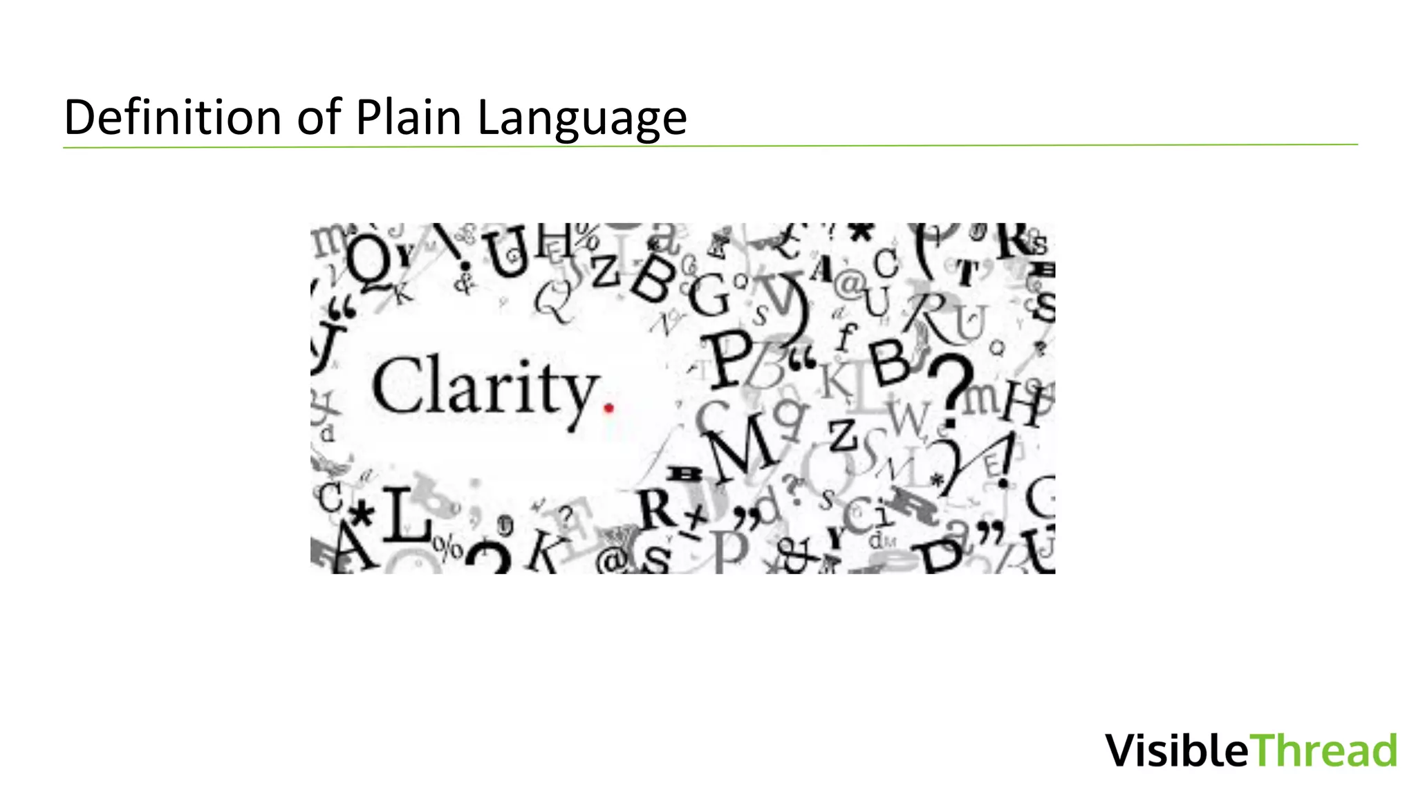 Plain Language Matters | PPT