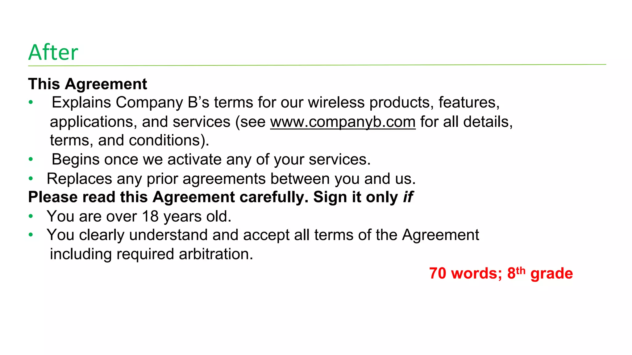 Plain Language Matters | PPT