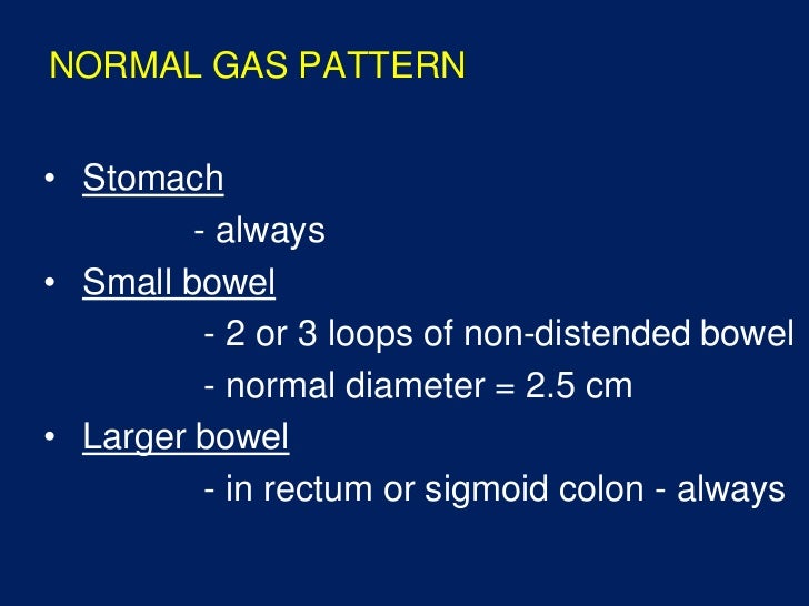 Plain picture in acute abdomen