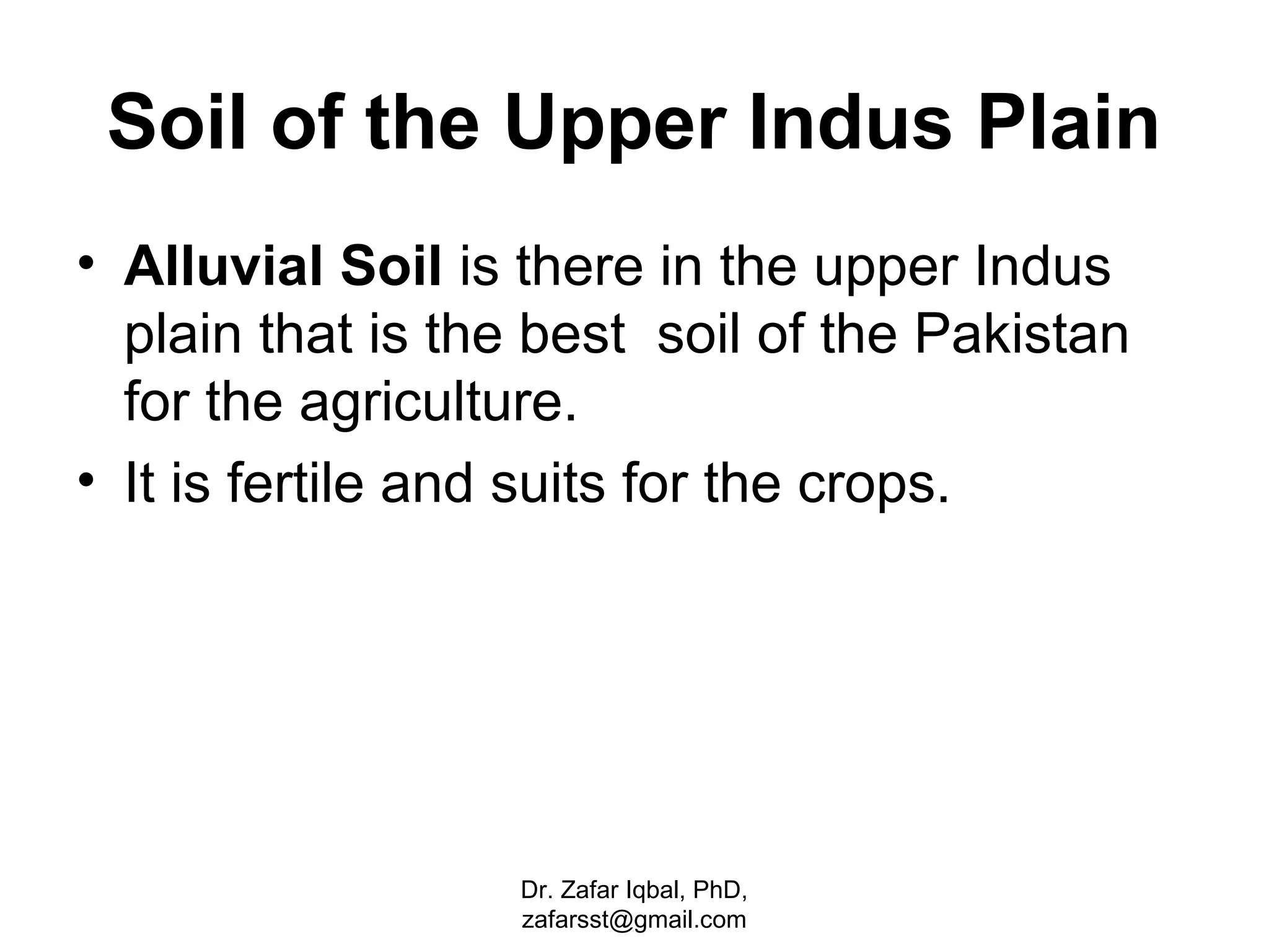 Plains of Pakistan by Dr. Zafar iqbal | PPT