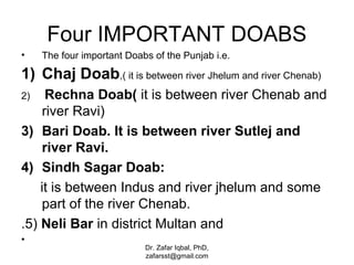 Plains of Pakistan by Dr. Zafar iqbal | PPT