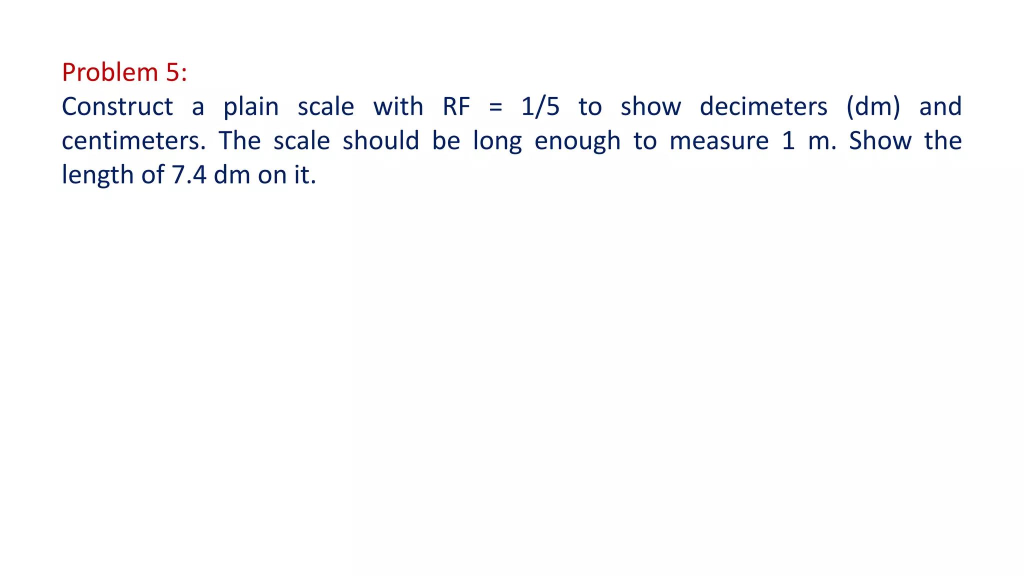 Plain scale and Diagonal Scale Engineering Graphics | PPTX