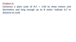 Plain scale and Diagonal Scale Engineering Graphics | PPTX