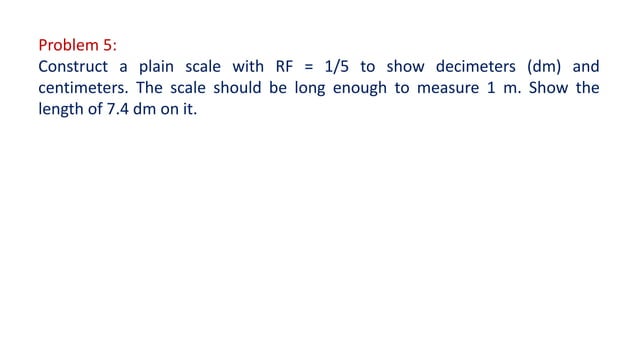 Plain Scale And Diagonal Scale Engineering Graphics Pptx 3 D Graphics Computer Software