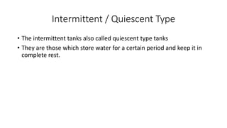 Plain sedimentation tanks ,Types & Design considerations | PDF