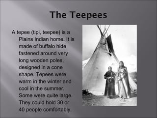 Plains Indian Teepee | PPT