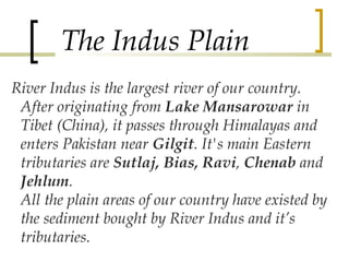 Plains, plateaus and deserts in pakistan | PPT