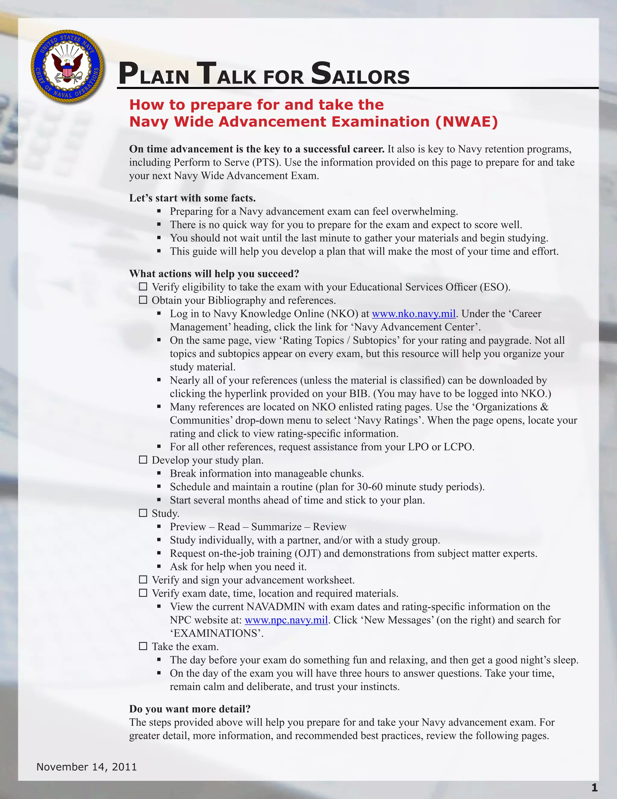 Plain talk on Advancement | PDF | Educational Assessment | Education