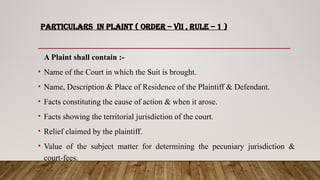 Plaint (1).pptx legal concept law studies | PPT